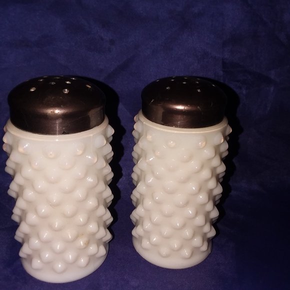 Fenton | Kitchen | Vintage Fenton Hobnail Milk Glass Salt And Pepper ...